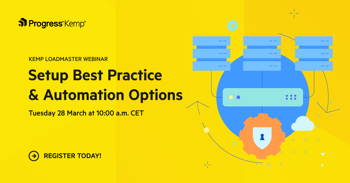 Setup Best Practice & Automation Options - Kemp